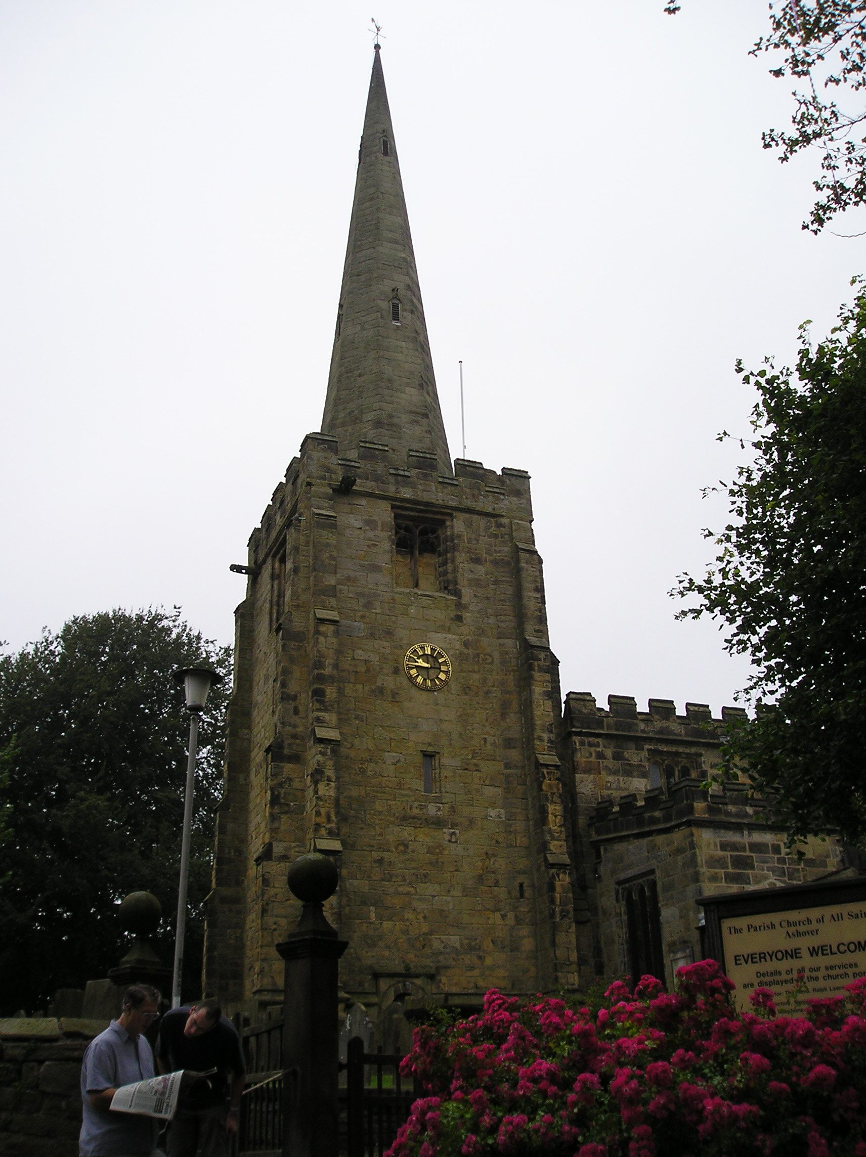 Ashover Church Derbyshire - All Saints
