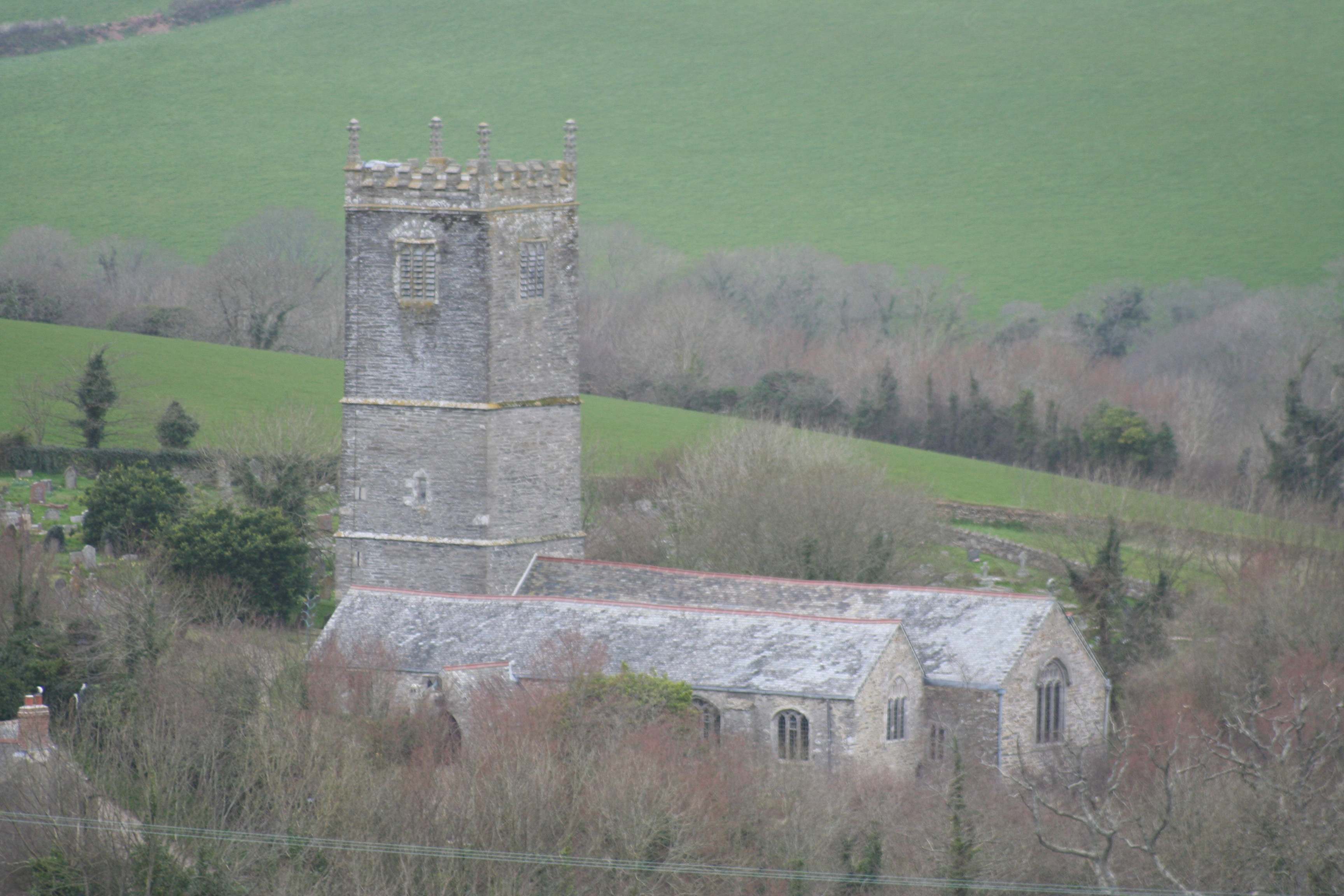 Lanteglos by Fowey Church Cornwall - St. Julitta