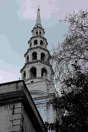 London Fleet Street - The Church of St. Brides
